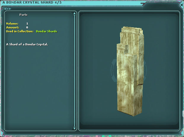 Bondar Crystal Shards | SWG Wiki | Fandom