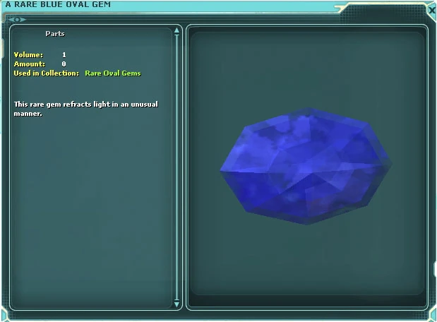 A rare blue oval gem | SWG Wiki | Fandom