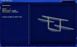 A Glass Shelving Schematic | SWG: Prophecy Wiki | Fandom