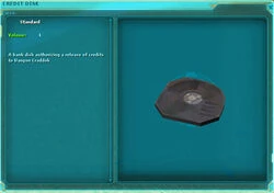 Credit Disk | SWG: Prophecy Wiki | Fandom