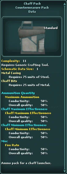 Chaff Pack | SWG: Prophecy Wiki | Fandom