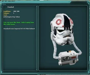 AT-AT Helmet | SWG: Prophecy Wiki | Fandom