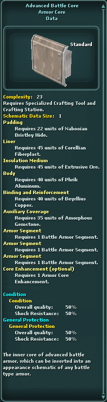 Advanced Battle Core | SWG: Prophecy Wiki | Fandom