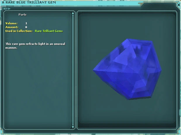 A rare blue trilliant gem | SWG: Prophecy Wiki | Fandom