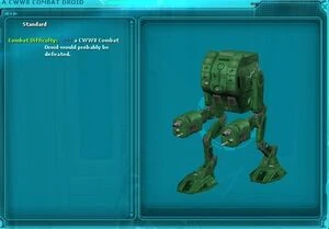 CWW8 Combat Droid | SWG: Prophecy Wiki | Fandom