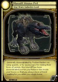 Massiff House Pet | SWG: Prophecy Wiki | Fandom