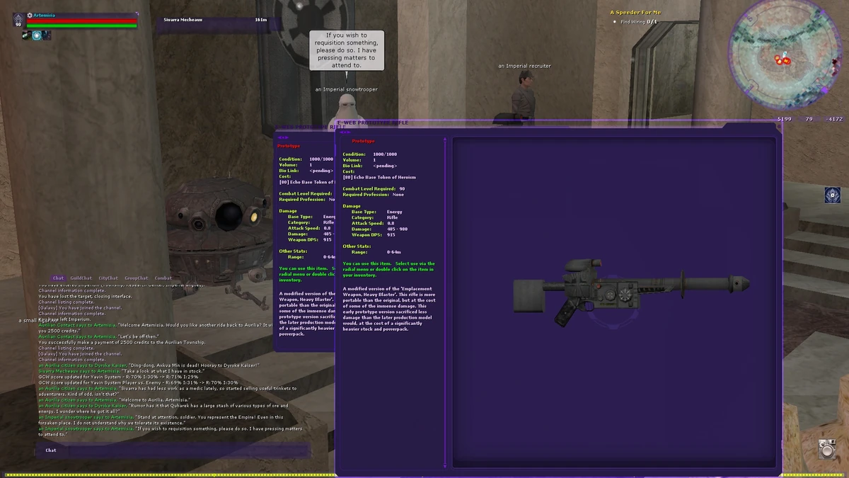 E-WEB Prototype Blaster Rifle | SWG: Prophecy Wiki | Fandom