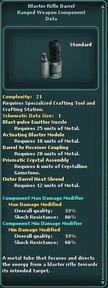 Blaster Rifle Barrel | SWG: Prophecy Wiki | Fandom