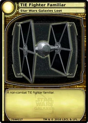 TIE Fighter Familiar (card) | SWG: Prophecy Wiki | Fandom