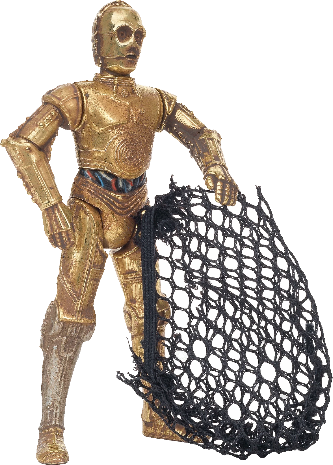 C-3PO with Realistic Metalized Body and Cargo Net (69832) | Star Wars ...