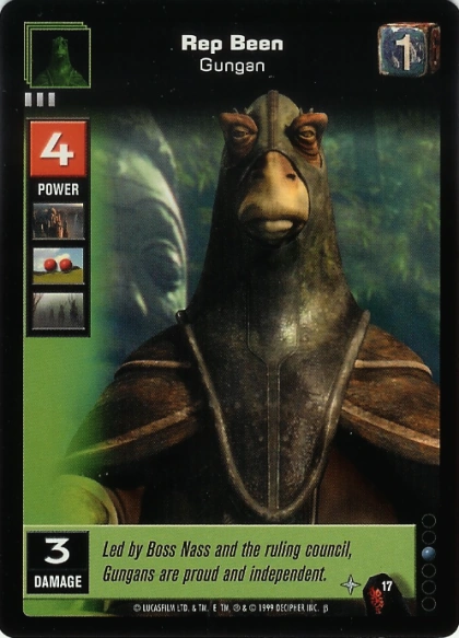 Young Jedi:Rep Been, Gungan | Star Wars Merchandise Wiki | Fandom