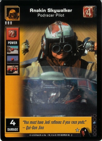 Young Jedi:Anakin Skywalker, Podracer Pilot | Star Wars Merchandise ...