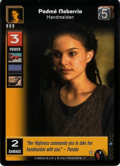 Young Jedi:Padmé Naberrie, Handmaiden | Star Wars Merchandise Wiki | Fandom
