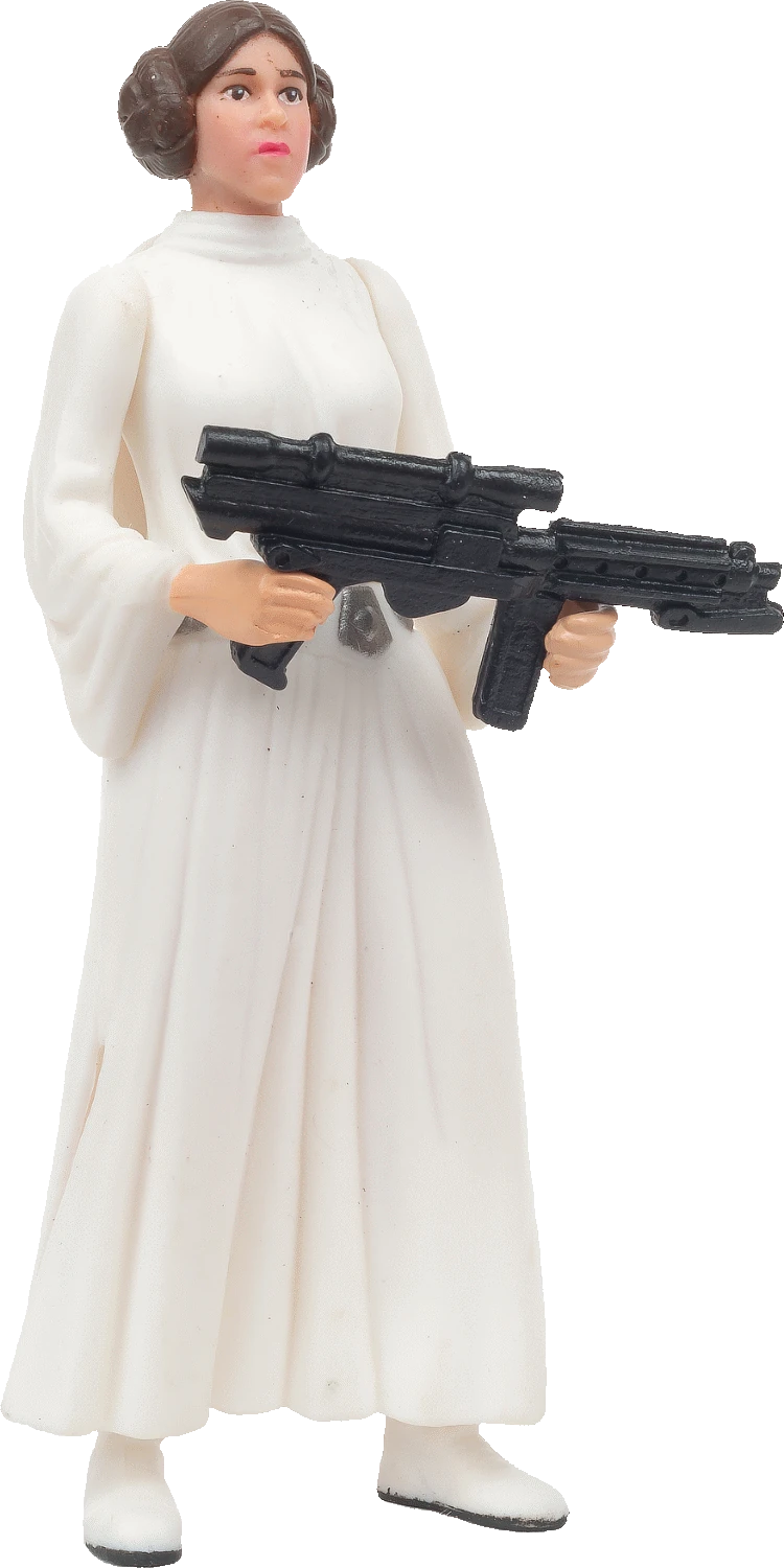 Princess Leia Organa with Blaster Rifle and Long-Barreled Pistol (69824 ...