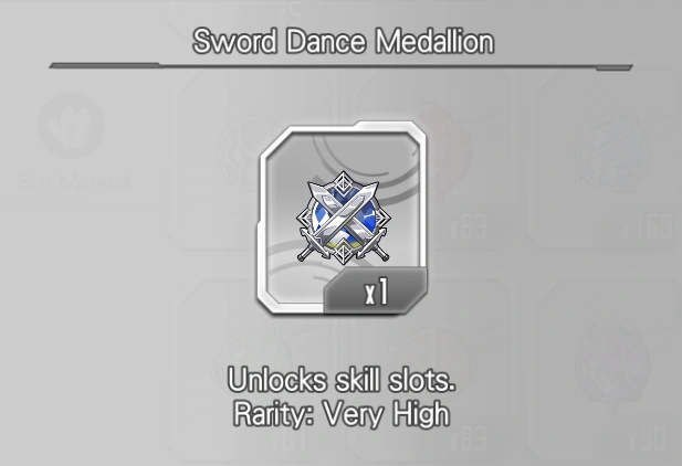 Sword Dance Medaillon | Sword Art Online: Memory Defrag Wiki | Fandom