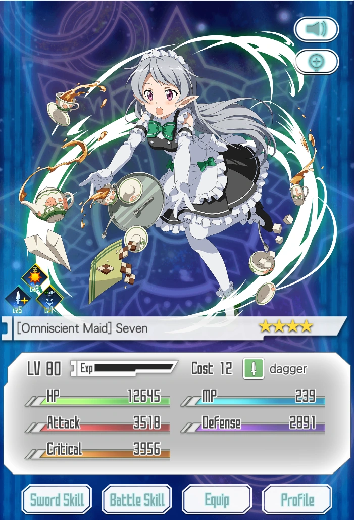 -Omniscient Maid- Seven | Sword Art Online: Memory Defrag Wiki | Fandom