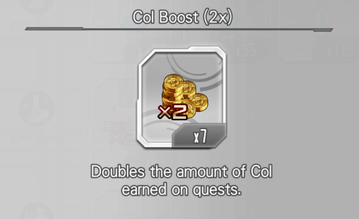 Col Boost (2x) | Sword Art Online: Memory Defrag Wiki | Fandom