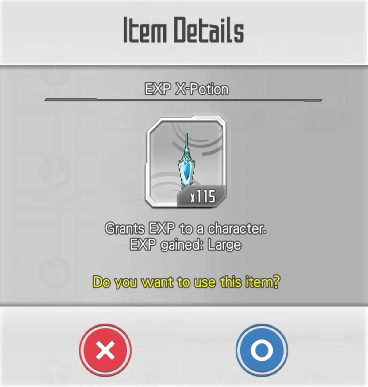 EXP X-Potion | Sword Art Online: Memory Defrag Wiki | Fandom