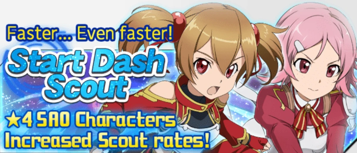 Start Dash Scout Updated! SAO Characters at Increased Scout Rates ...