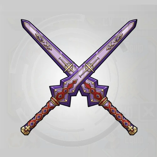 Equipment - Deep Violet Dual Blades | Sword Art Online: Memory Defrag ...