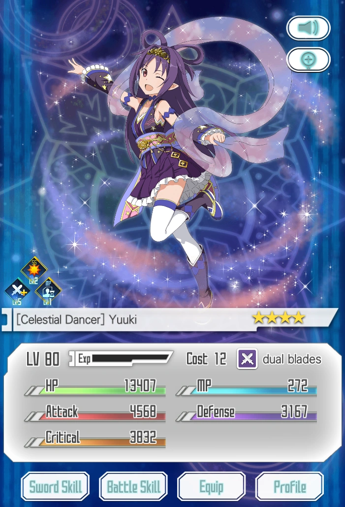 -Celestial Dancer- Yuuki | Sword Art Online: Memory Defrag Wiki | Fandom