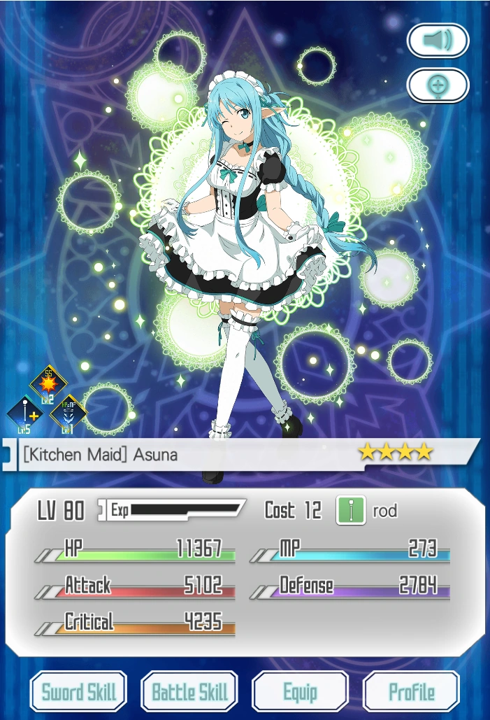 -Kitchen Maid- Asuna | Sword Art Online: Memory Defrag Wiki | Fandom