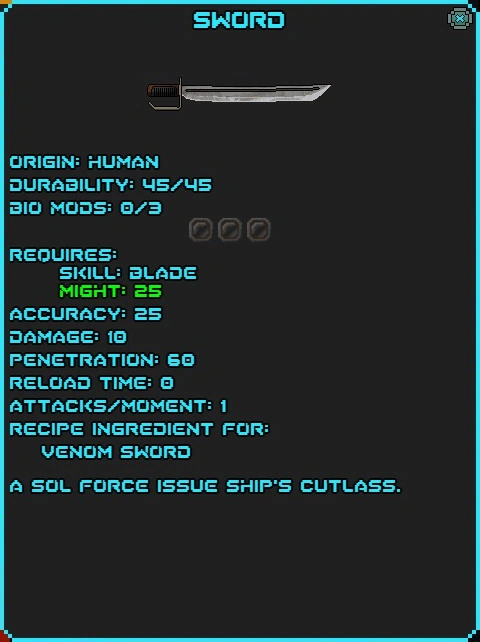 Sword | Sword of the Stars: The Pit Wiki | Fandom