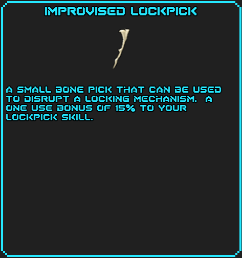Improvised Lockpick | Sword of the Stars: The Pit Wiki | Fandom