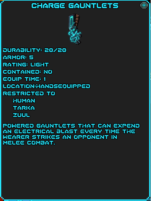 Charge Gauntlets | Sword of the Stars: The Pit Wiki | Fandom