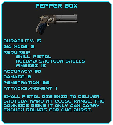 Pepper Box | Sword of the Stars: The Pit Wiki | Fandom