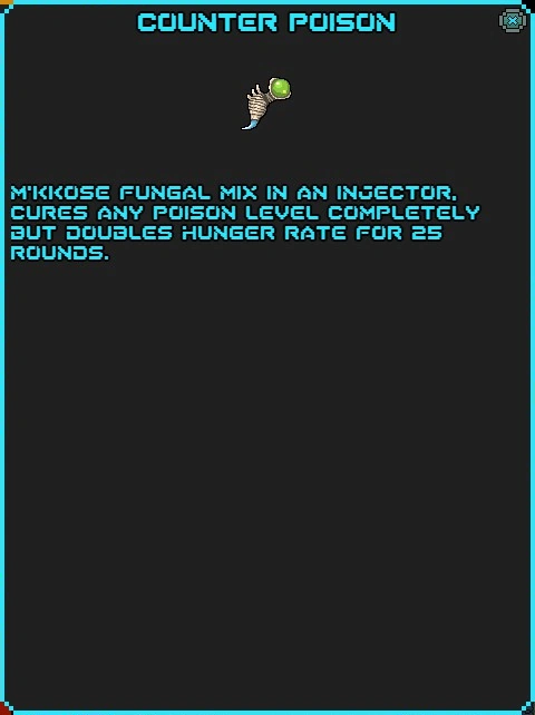 Counter Poison | Sword of the Stars: The Pit Wiki | Fandom