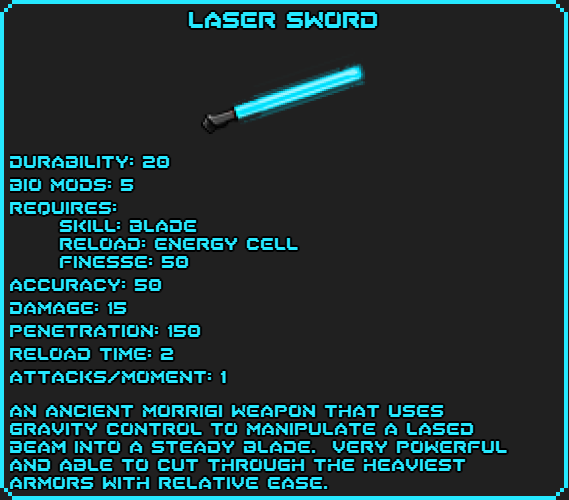 Laser Sword | Sword of the Stars: The Pit Wiki | Fandom