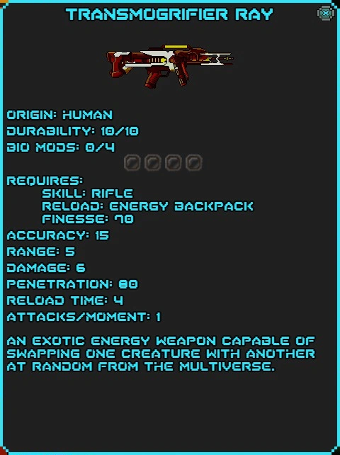 Transmogrifier Ray | Sword of the Stars: The Pit Wiki | Fandom