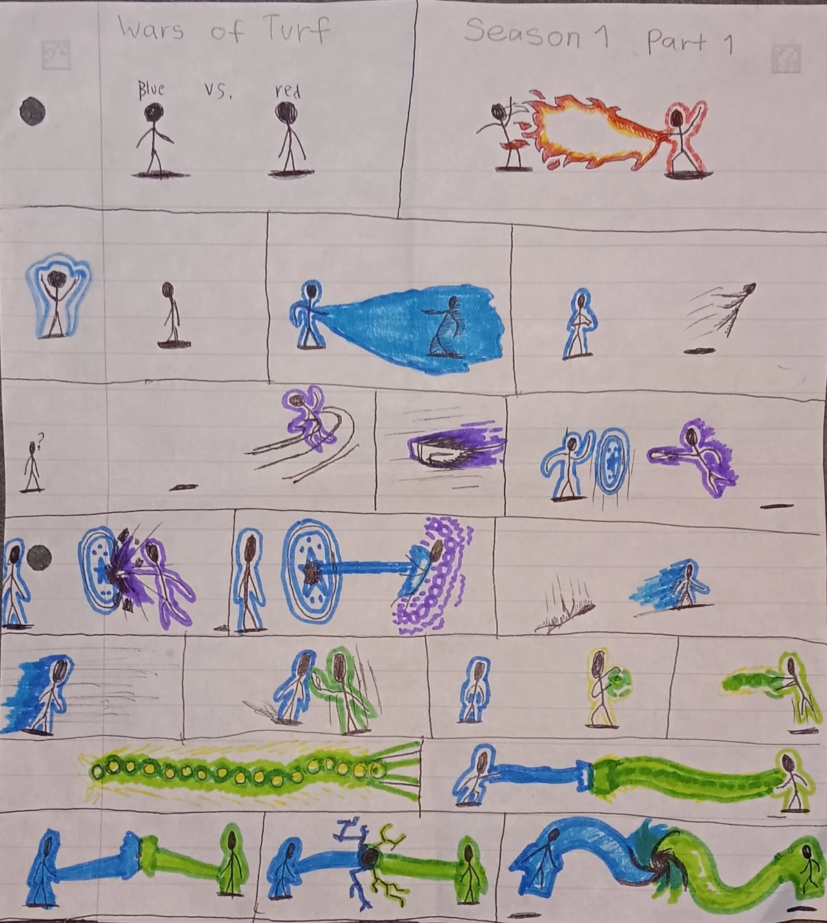 Part 1: Red vs. Blue | Sword Time Wiki | Fandom