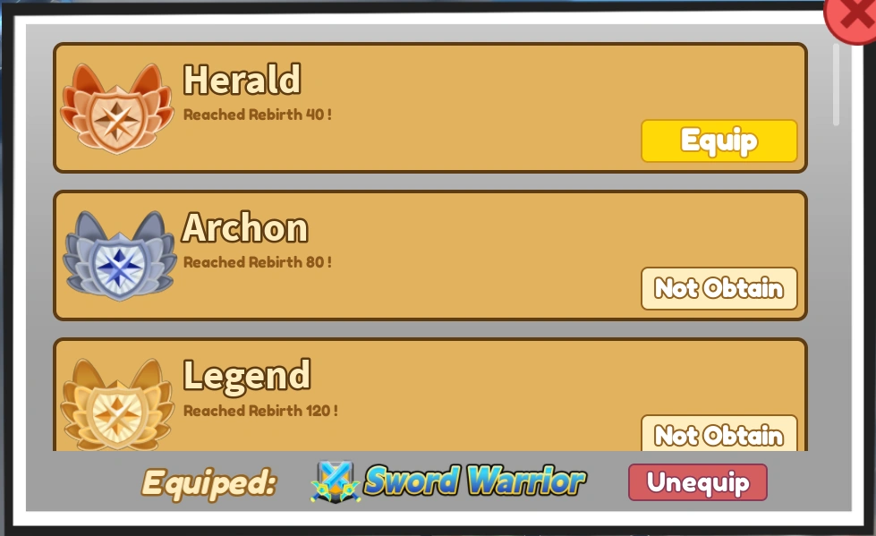 Title System | Sword Warriors Roblox Wiki | Fandom