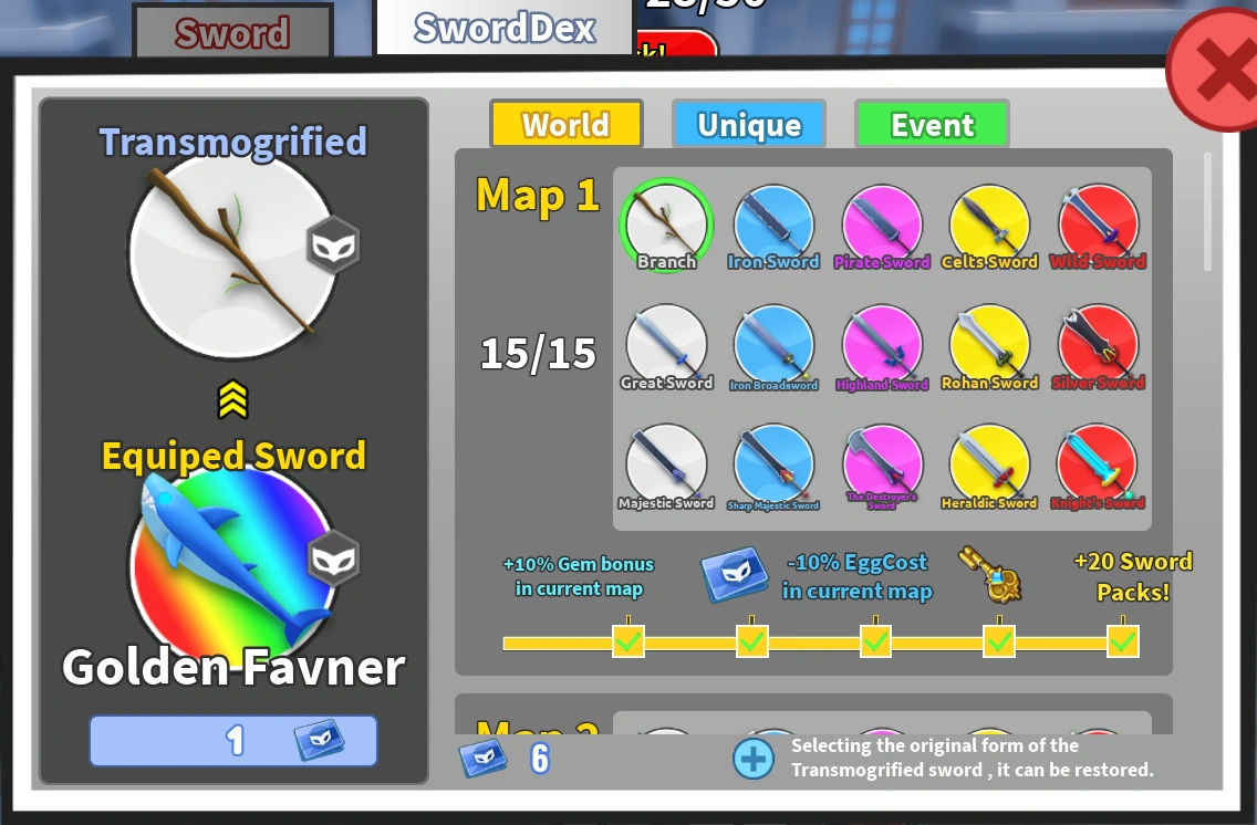 SwordDex | Sword Warriors Roblox Wiki | Fandom