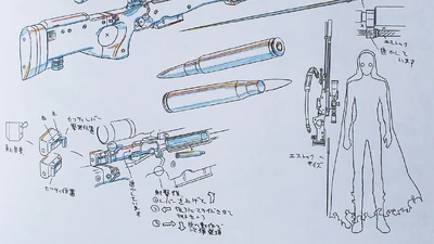 how to draw death gun