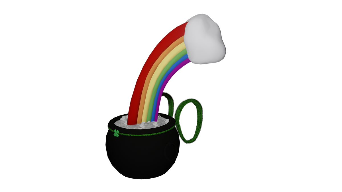 St Pattys Pot Of Gold Rainbow Sword Blox Online Rebirth Wiki Fandom