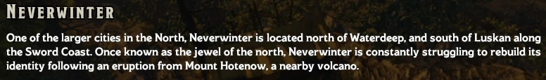 Neverwinter - Official Sword Coast Legends Wiki