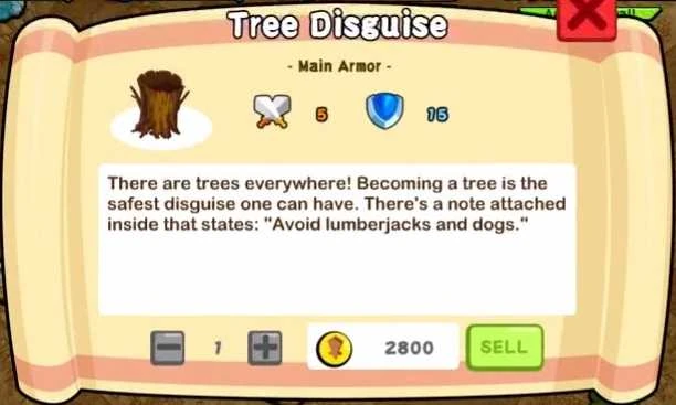 Tree Disguise | Sword Quest Wiki | Fandom