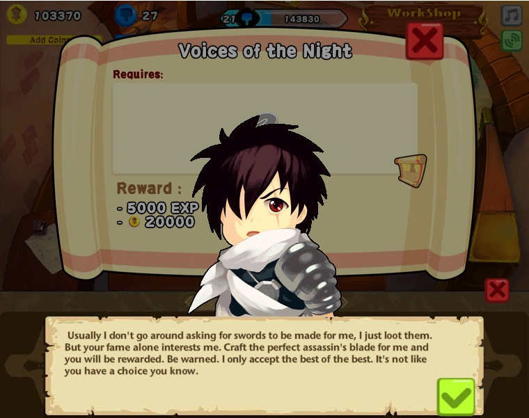 Voices of the Night | Sword Quest Wiki | Fandom