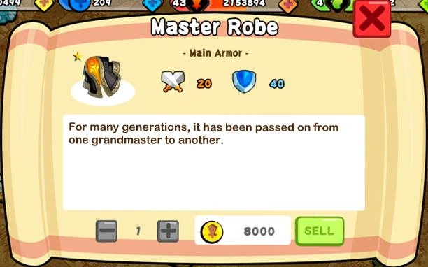 Master Robe | Sword Quest Wiki | Fandom