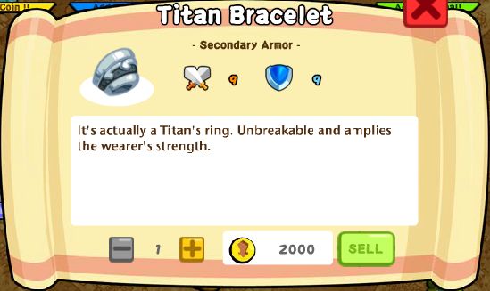 Titan Bracelet Sword Quest Wiki Fandom