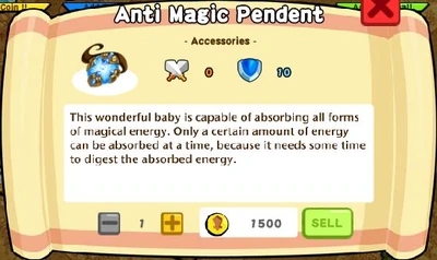 Anti Magic Pendent | Sword Quest Wiki | Fandom