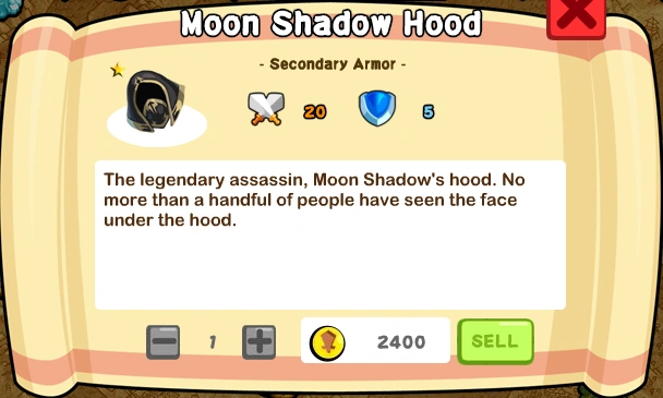 Moon Shadow Hood | Sword Quest Wiki | Fandom