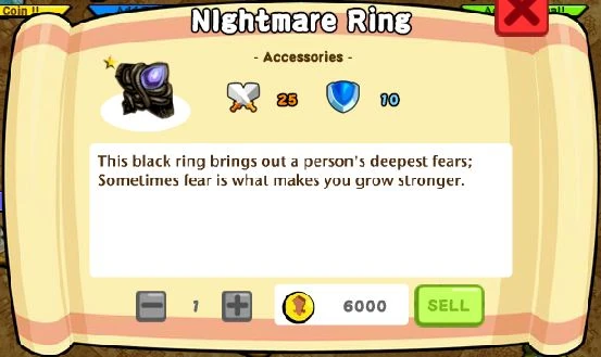 Nightmare Ring | Sword Quest Wiki | Fandom