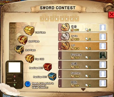 Sword Contest | Sword Quest Wiki | Fandom