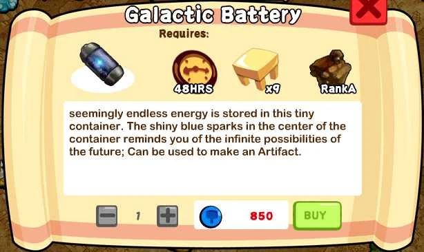 Galactic Battery | Sword Quest Wiki | Fandom