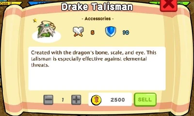 Drake Talisman | Sword Quest Wiki | Fandom