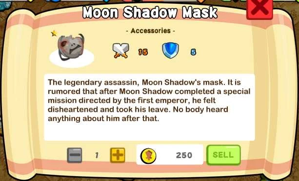 Moon Shadow Mask | Sword Quest Wiki | Fandom